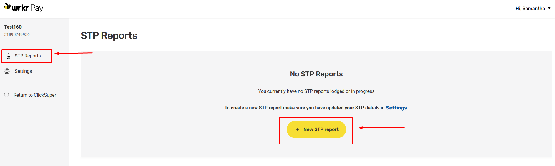 Create and lodge a new STP report – Wrkr Help Centre