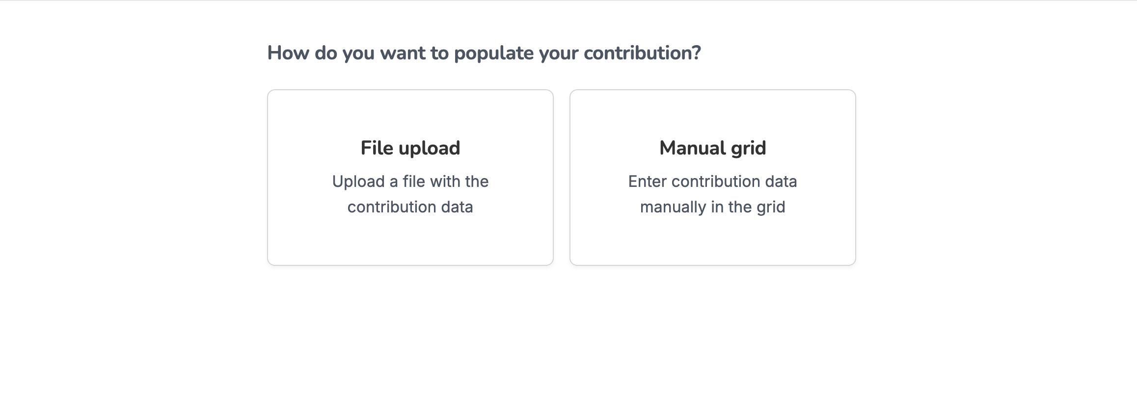 Submitting a Contribution - Manual Grid – Wrkr Help Centre